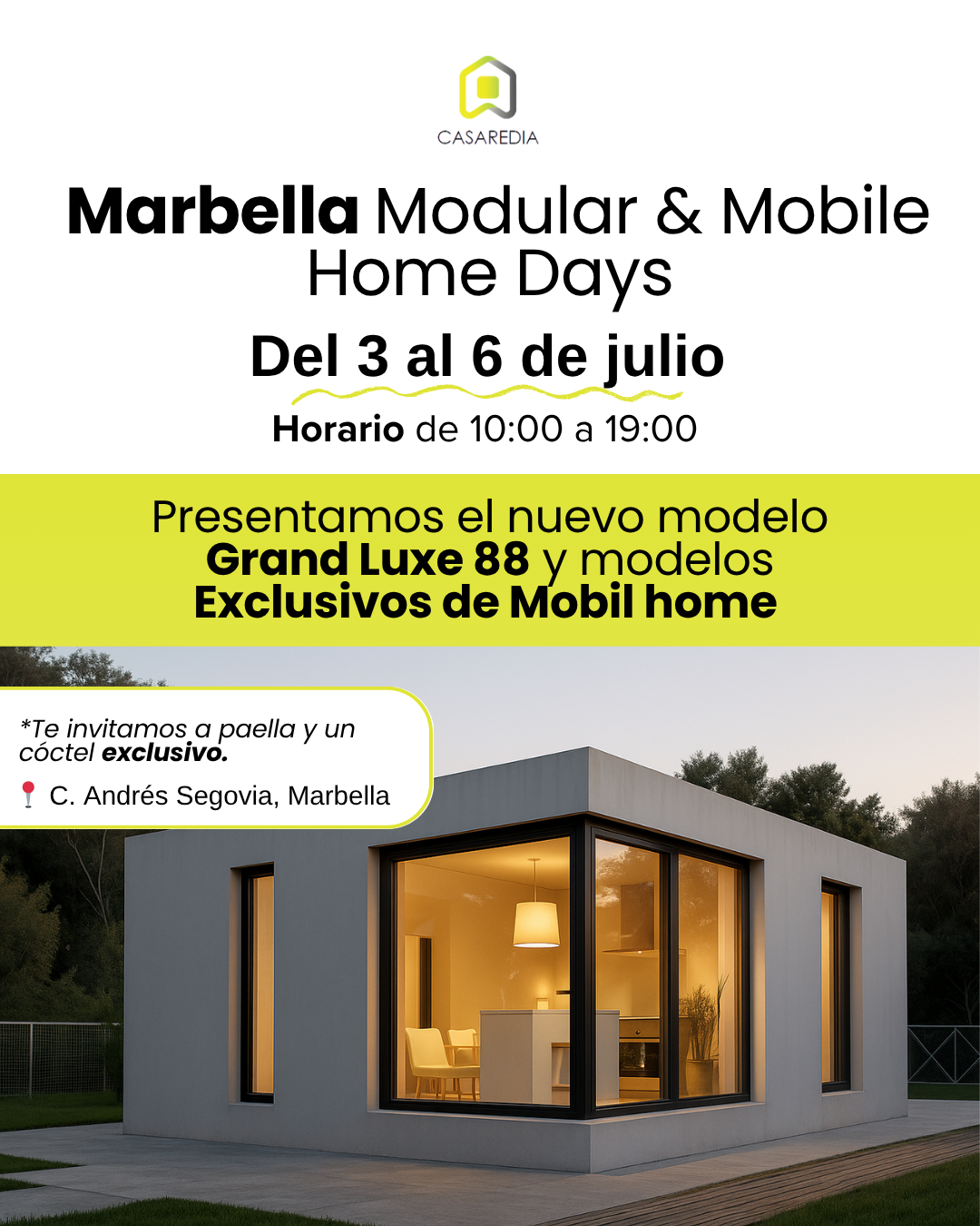 Casaredia Marbella presenta el exclusivo modelo Grand Luxe 88 y Mobil ...