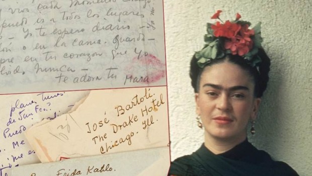 Cartas de amor inéditas de Frida Kahlo alcanzan cifra récord en subasta ...