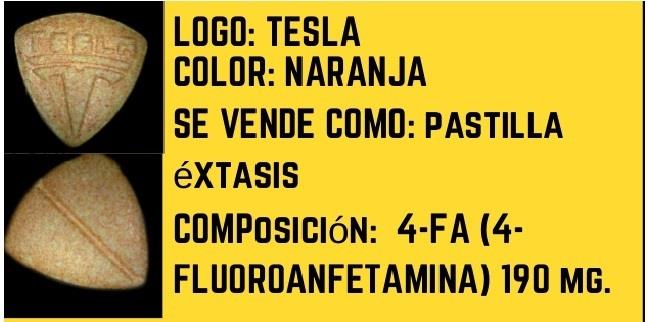Detectan en Madrid pastillas vendidas como éxtasis con el logo de Tesla ...