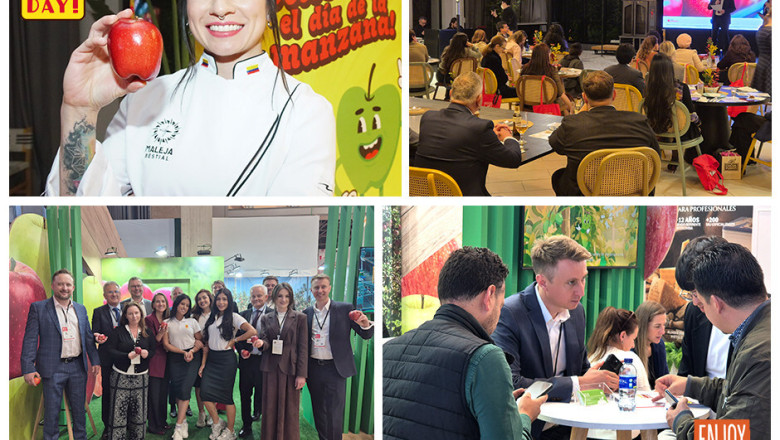 El éxito de las manzanas europeas en la feria Alimentec | Anuga Select ...