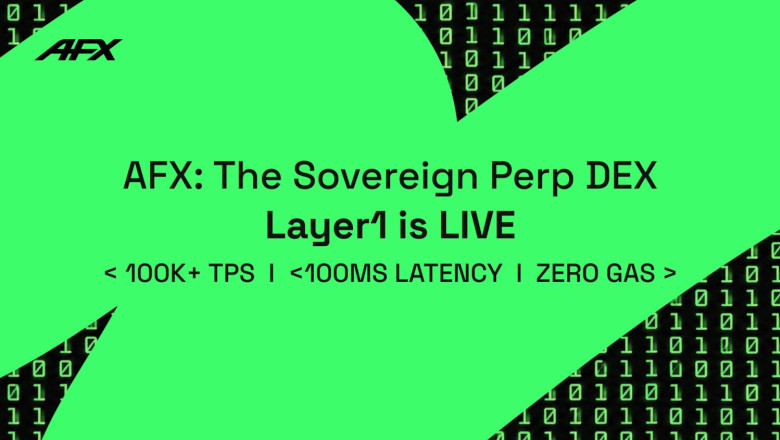 AFX Launches Sovereign Layer 1, Providing an Optimized Execution ...
